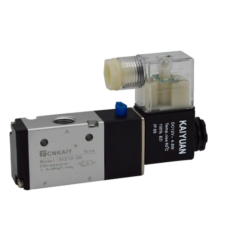 Aftermarket Solenoid Valve 3V210-08 For PT 1/4" Air Valve DC 24V 3 Way