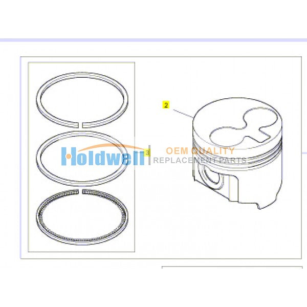 Piston and Ring Kit for 403F-11 115017621