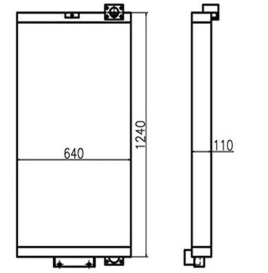 Aftermarket Caterpillar 245-9360 2459360 Oil Cooler Assy For Caterpill