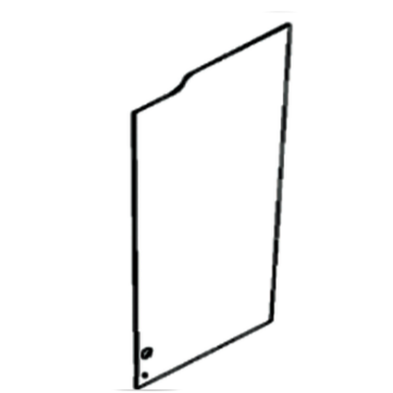 Replacement Motor Grader Low Profile Door Glass T202653 For John Deere